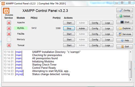xampp error 1067 the process terminated unexpectedly in mysql