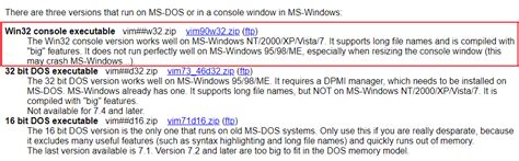 원도우에서 Vim을 설치하는 방법