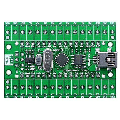 Arduino Nano Atmega168 с терминалами для бучения программированию