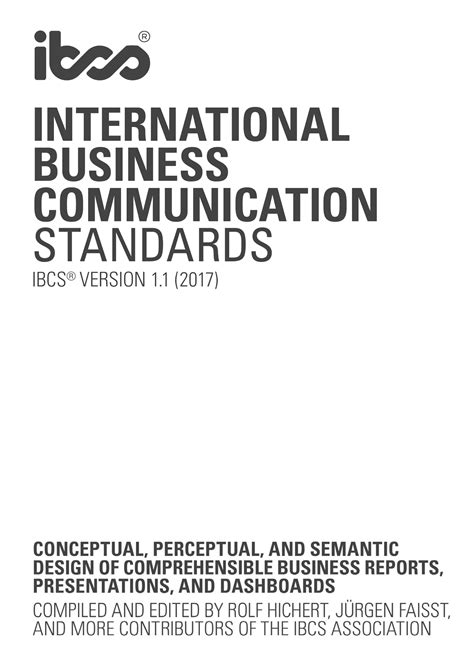 Success Poster • Ibcs International Business Communication Standards