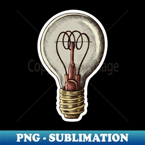 Light Bulb Artwork Realistic Art Of Light Bulb Png Subli Inspire