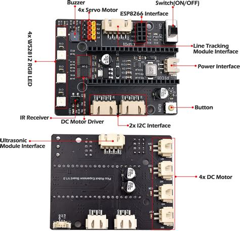 Adeept Kit De Coche Inteligente Compatible Con Raspberry Pi Pico Seguimiento De Línea