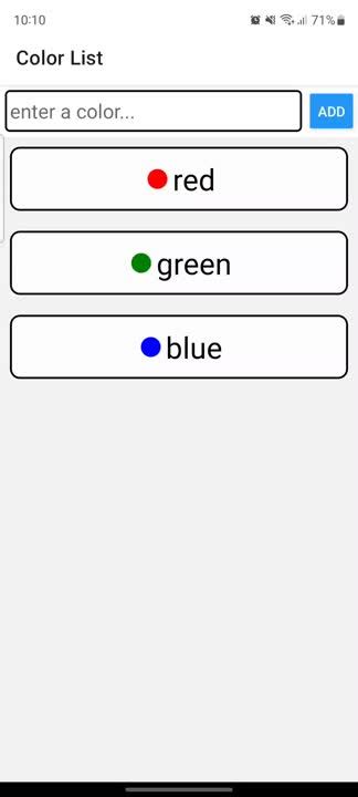 Ledi Hildawan On Linkedin Color Catalog Project Built With React Native