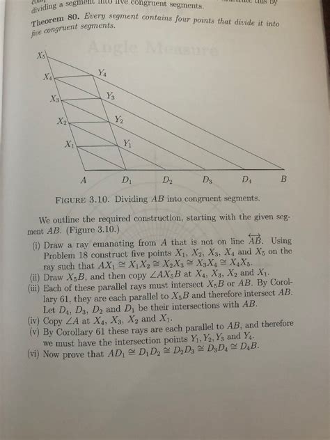 Solved Theorem Every Segment Contains Four Points That Chegg