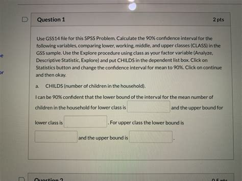 Solved Use Gss 2018 ﻿file For This Spss Problem Calculate