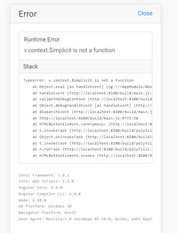 Typescript TypeError V Context Implicit Is Not A Function Stack Overflow