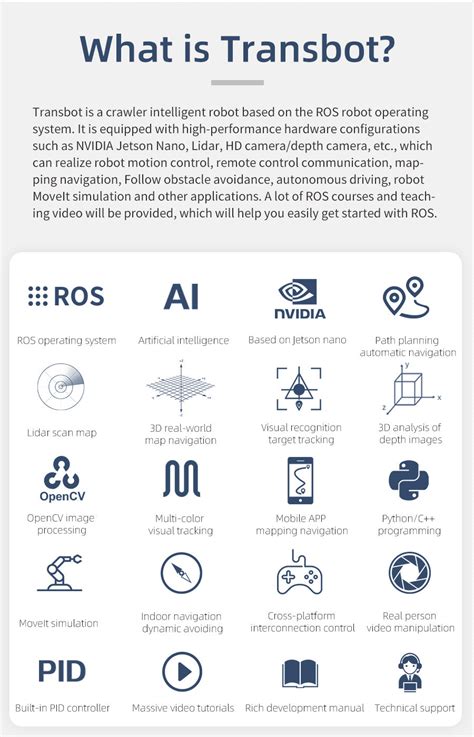Transbot Ros Robot Python Programming With Lidar Depth Camera For