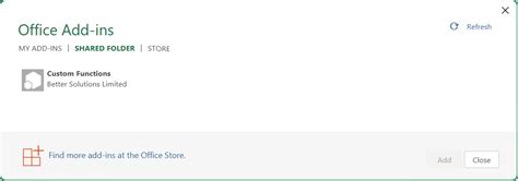 Excel Add Ins Add Ins Web Store
