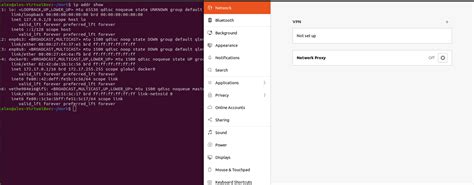 Networking How To Define The Network Settings Inside A Ubuntu Virtual Machine Inside
