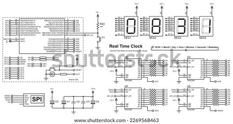 Vector Schematic Diagram Electronic Device On Stock Vector Royalty Free Shutterstock