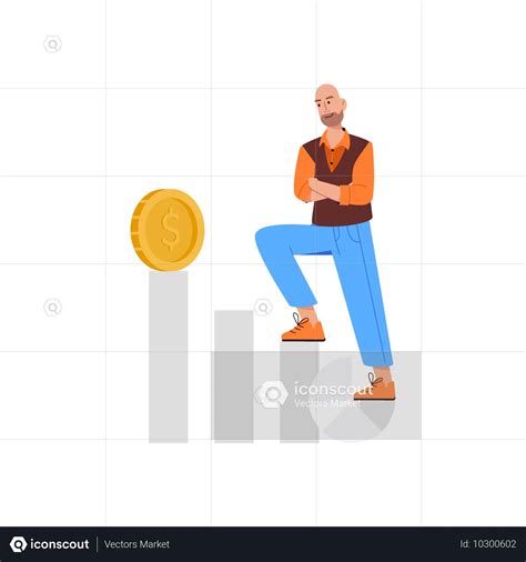 Man Analyze Business Growth Animation Free Download Business Animations Iconscout
