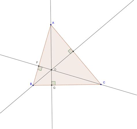 The Orthocenter Of A Triangle Geogebra