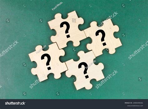 Wooden Puzzle Question Mark Symbol Concept Stock Photo Shutterstock
