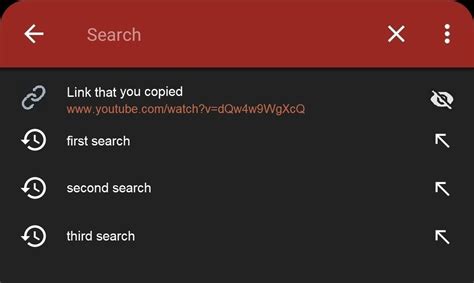 Display Copied Textlink Above Search History · Issue 9766 · Teamnewpipenewpipe · Github