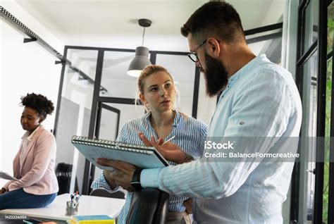 두 명의 비즈니스 동료가 사무실에서 새로운 창업 프로젝트에 대한 아이디어를 논의하고있었습니다 학생에 대한 스톡 사진 및 기타 이미지 Istock