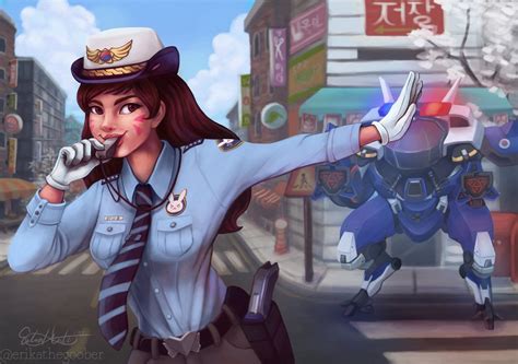 Overwatch 10 Arresting Pieces Of Officer Dva Fan Art