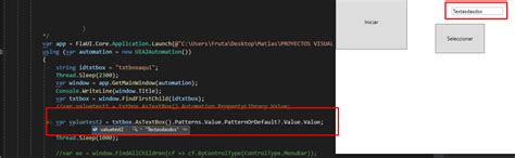 Elements Not Being Identified By Flaui While Is Shown In Inspect Tool And The Value Property Is