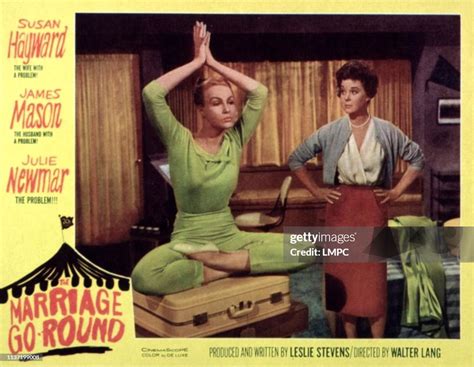 The Marriage Go Round Lobbycard Julie Newmar Susan Hayward 1960