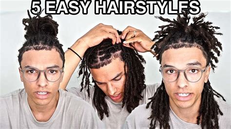 5 Easy Dreadlock Hairstyles Youtube