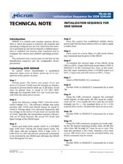 Initialization Sequence For DDR SDRAM TU Initialization Sequence For Ddr Sdram Tu Pdf