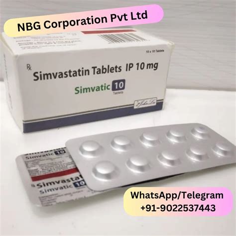 Simvastatin Tablets Ip 10 Mg At Rs 228stripe In Nagpur Id