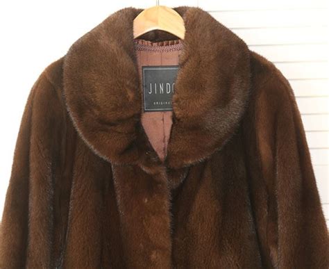 진도모피 밍크코트 여성의류 중고나라