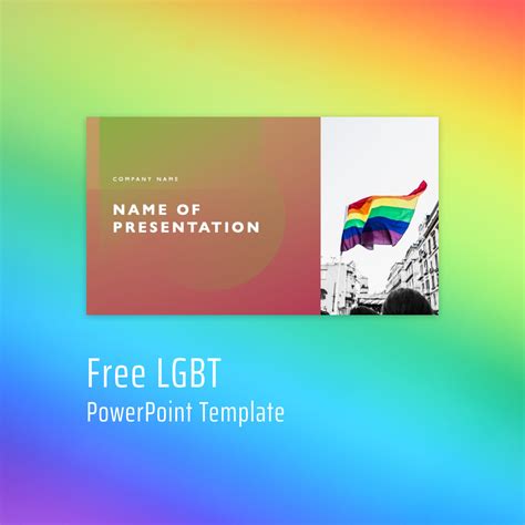 Free LGBT PowerPoint Template Non Binary Pride MasterBundles