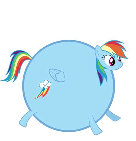 Rainbow Dash Inflation By Mbttgfan On Deviantart