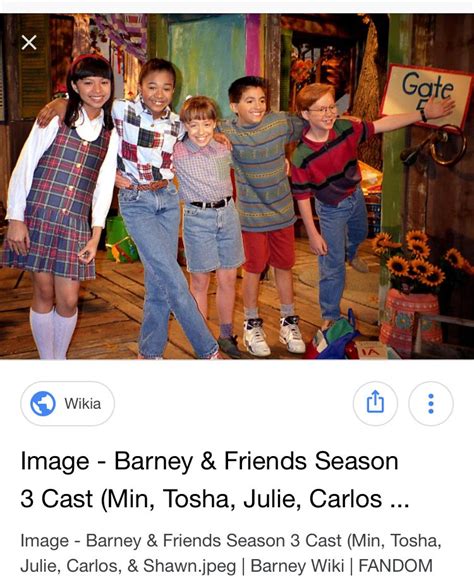 Barney And Friends Cast Season 1