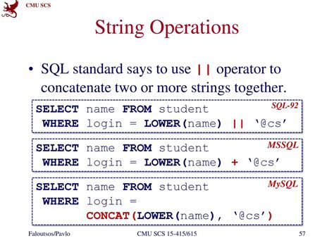 Lecture6 Fun With Sql Part 1 Ppt Download