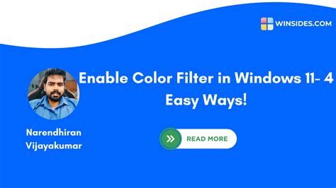 Enable Color Filter In Windows 11 4 Easy Ways