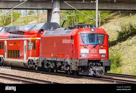 Hebertshausen Germany 10th Apr 2024 The Munich Nuremberg Express