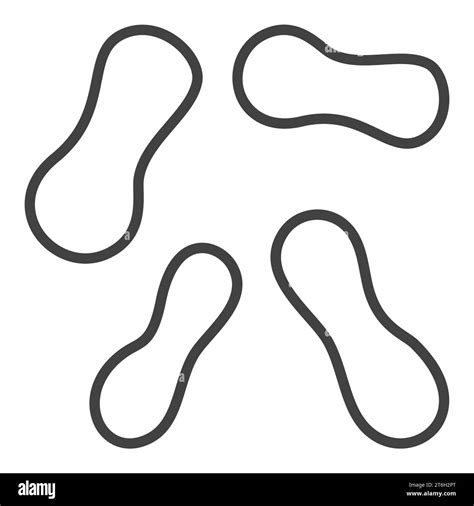 Microbes Vector Concept Simple Outline Icon Or Symbol Stock Vector Image And Art Alamy