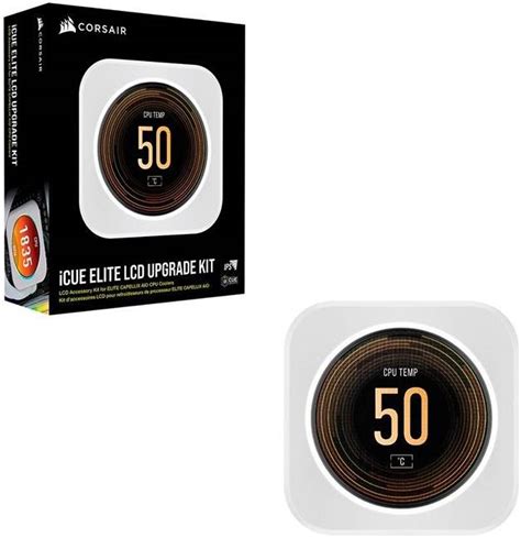 Corsair Icue Elitecpu Cooler Lcd Display Upgrade Kit 2 1 Screen Size 30hz 16 7m Display