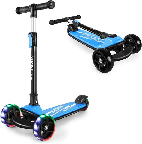 Besrey Trottinette Pliable Pour Enfant De 2 à 10 Ans Trottinette Enfant 3 Roues Débutante Avec