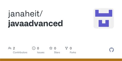 Github Janaheitjavaadvanced