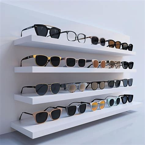 Sunglasses Display Premium Ai Generated Image