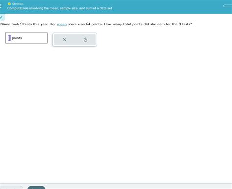 Solved Statistics Computations Involving The Mean Sample Chegg Com