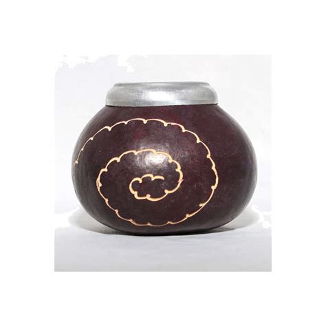 Calebasse Simple Décor Spirale Calebasse Simple Décor Spirale