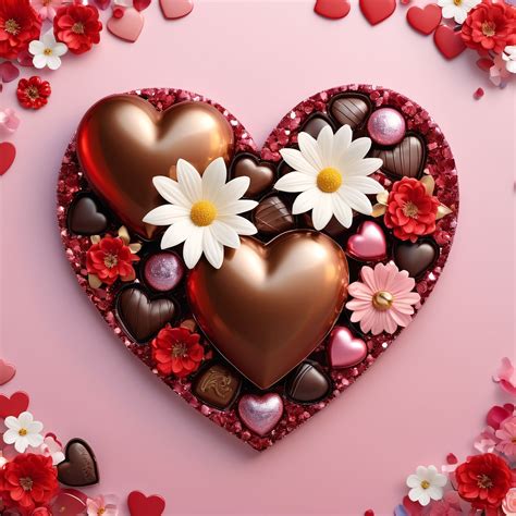 Download Ai Generated Heart Flowers Royalty Free Stock Illustration Image Pixabay