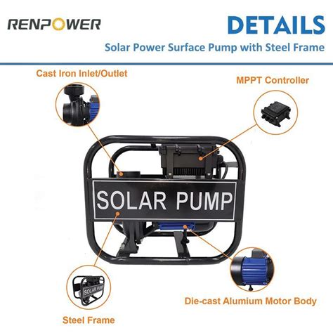 Cpm6 30 D48 550 Solar Surface Irrigation Pump Solar Cpm Pump Portable