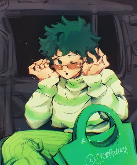 Green Deku My Hero Academia Fan Art