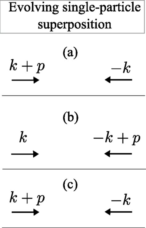 Time Evolution Of An Initial Single Particle Superposition A