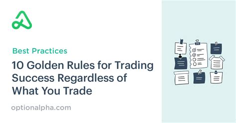 10 Golden Rules For Trading Success