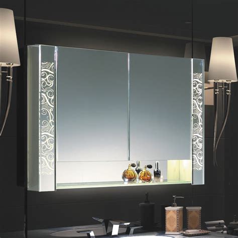 Bathroom Mirrored Wall Cabinets With Lights Semis Online