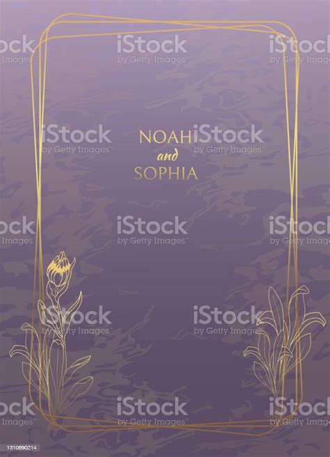 식물 라인 골드 금잔화 대리석 질감의 수채화 결혼 초대 장부 카드 파스텔 핑크 브러쉬 스트로크와 기하학적 윤곽선 프레임 벡터