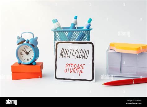 Writing Displaying Text Multi Cloud Storage Word For Use Of Multiple Cloud Computing And