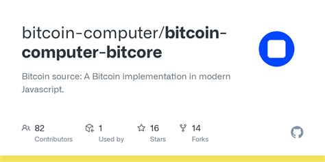 Github Bitcoin Computerbitcoin Computer Bitcore Bitcoin Source A