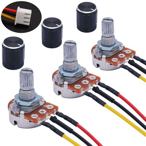 Potentiometer Wh148 1k 1m Ohm With Xh254 3p Wire Cable 20cm Shopee