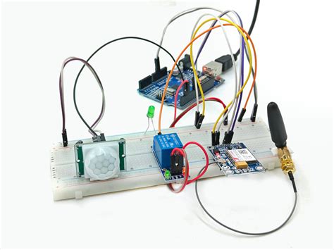 Smart Motion Activated Lighting And Sms Alert System Using Arduino